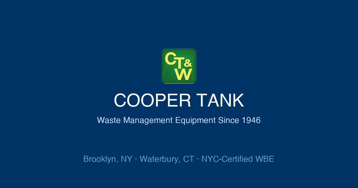 Collection Boxes & Bins | Cooper Tank Waste Equipment